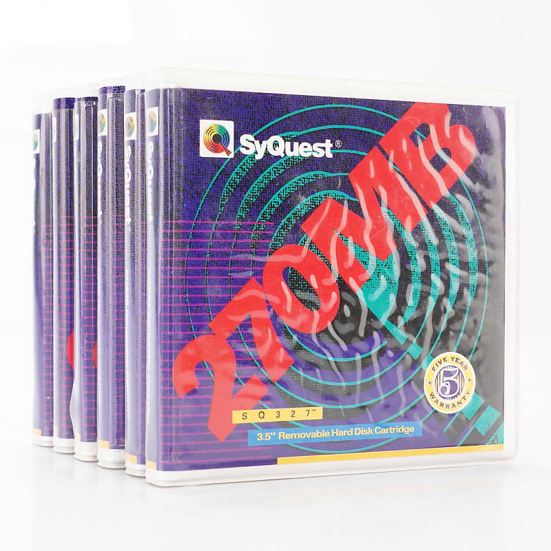 6 SyQuest 270MB 3.5" Removable Hard Disk Cartridges From Don | Reverb