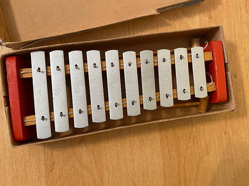 Children metalophone musical instrument toy USSR Soviet | Reverb UK