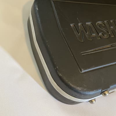 90's Washburn Stratocaster Style Black Chainsaw Guitar Case | Reverb