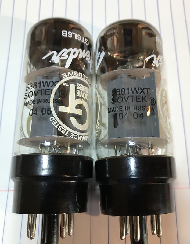 Groove Tubes, Fender, Sovtek 6L6 Power Tubes, GT6L6B, Pair | Reverb