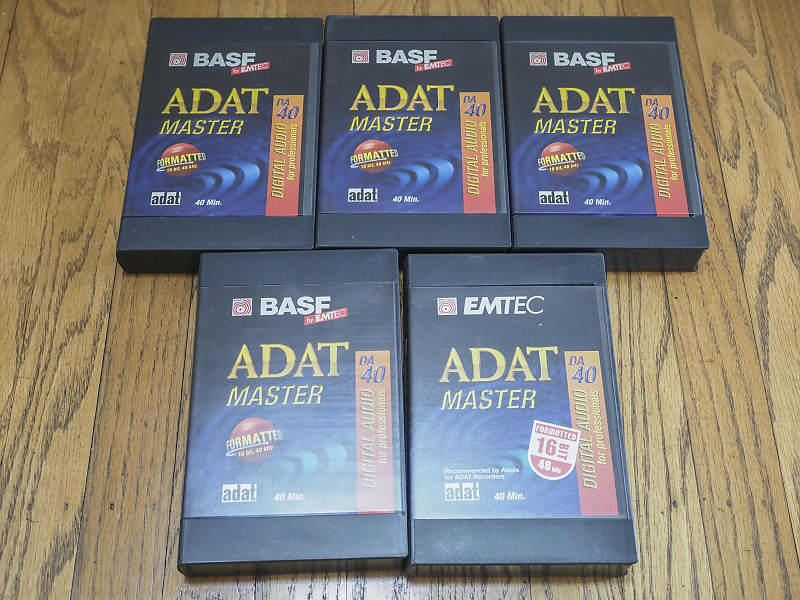 BASF/EMTEC ADAT 40 Min. 16-Bit Formatted Digital Audio Tapes | Reverb