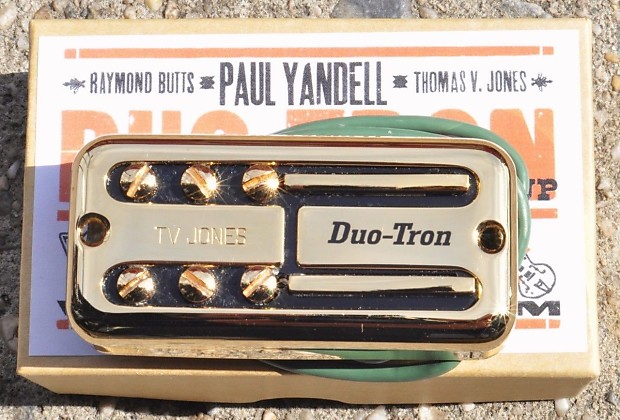TV Jones Paul Yandell Duo-Tron Universal Mount Gold Bridge & | Reverb