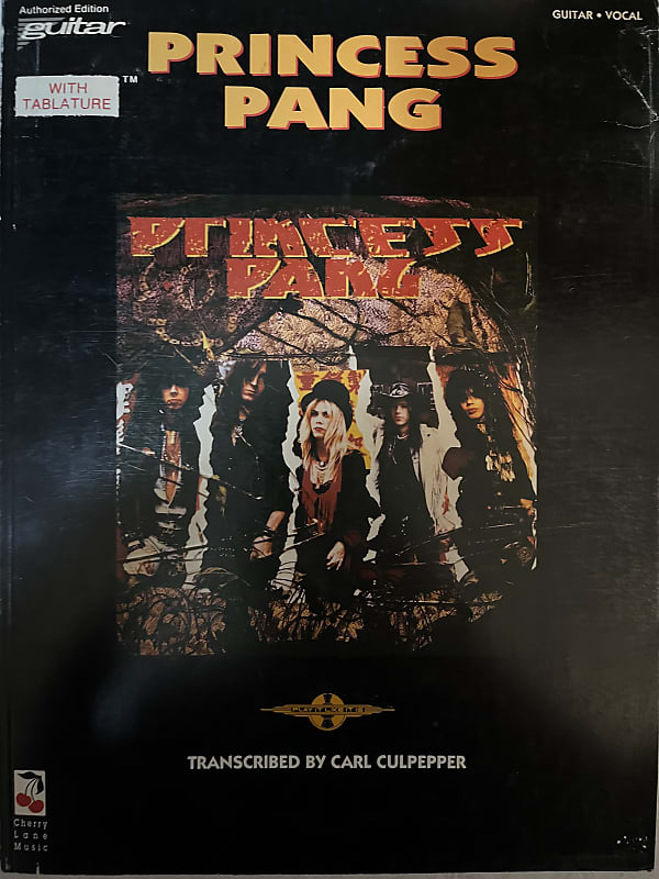 Princess Pang - S/T - Guitar Tab / Tablature Book | Reverb