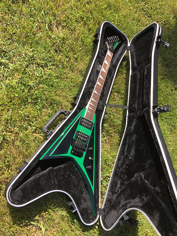 Jackson Rhoads Custom Paint Reverse Upside-Down 24 Fret Bound | Reverb
