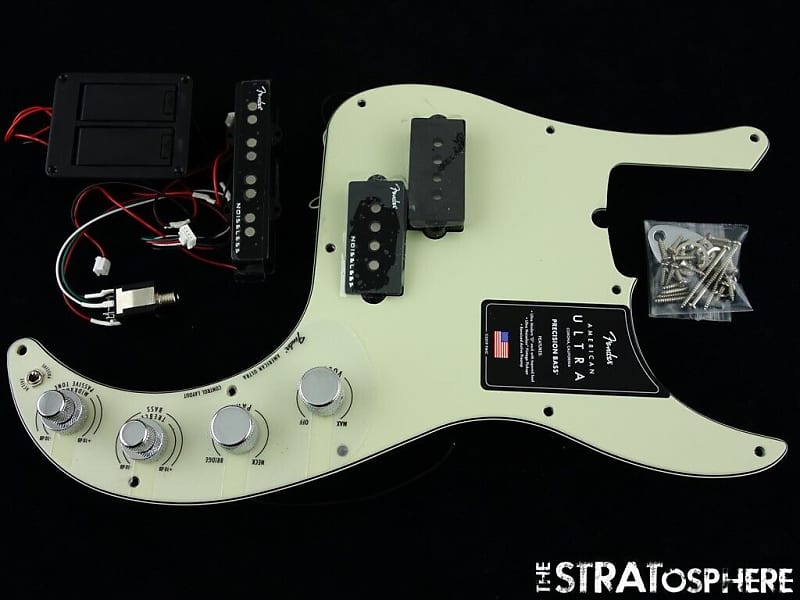 USA Fender Ultra P Bass LOADED PICKGUARD Precision Active | Reverb