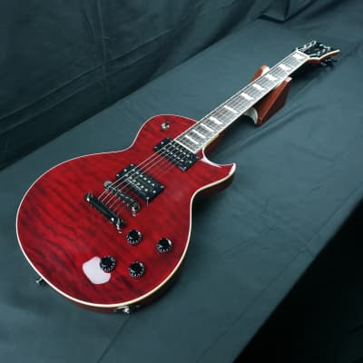ESP Eclipse II 2006 See-thru Black Cherry Quilted Maple 4 | Reverb