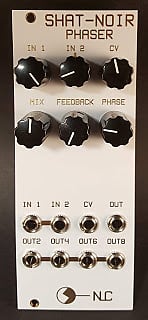 nlc1077 shat-noir phaser, white nlc version | synthCube kit | Reverb