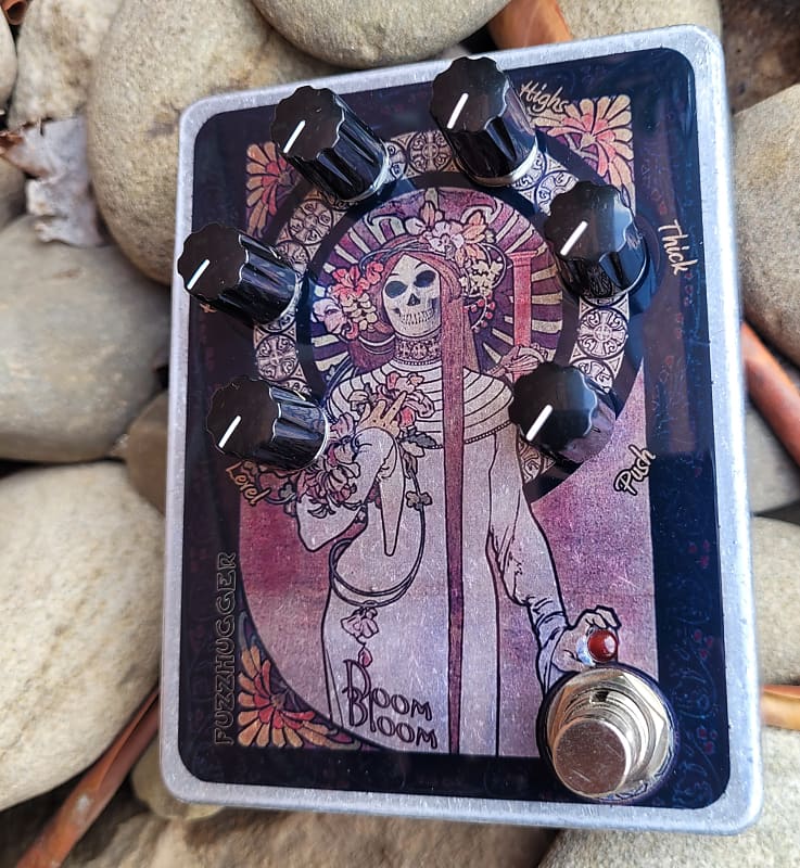 FuzzHugger Doom Bloom fuzz, Graphic + Deluxe Clear Finish | Reverb