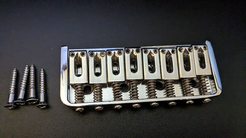 8 String Hardtail Fixed Bridge - Chrome | Reverb