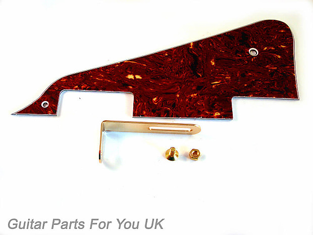 Tortoise Les Paul Black 4 Ply Scratch Plate Pick Guard And | Reverb UK