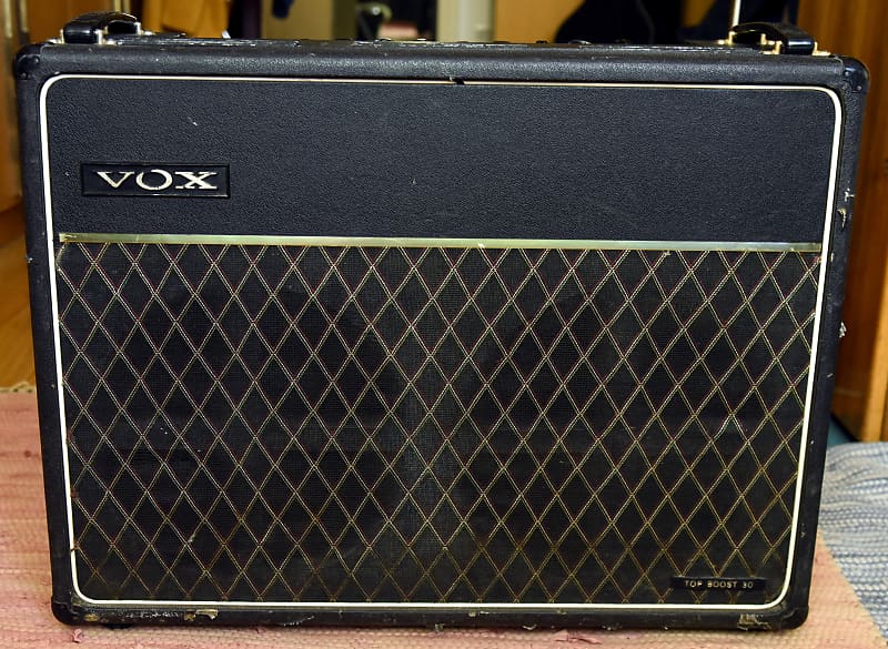 Vox AC-30 reverb 1971 black | Reverb