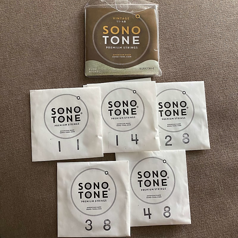 Sonotone Vintage Premium Pure Nickel Electric Guitar Strings | Reverb