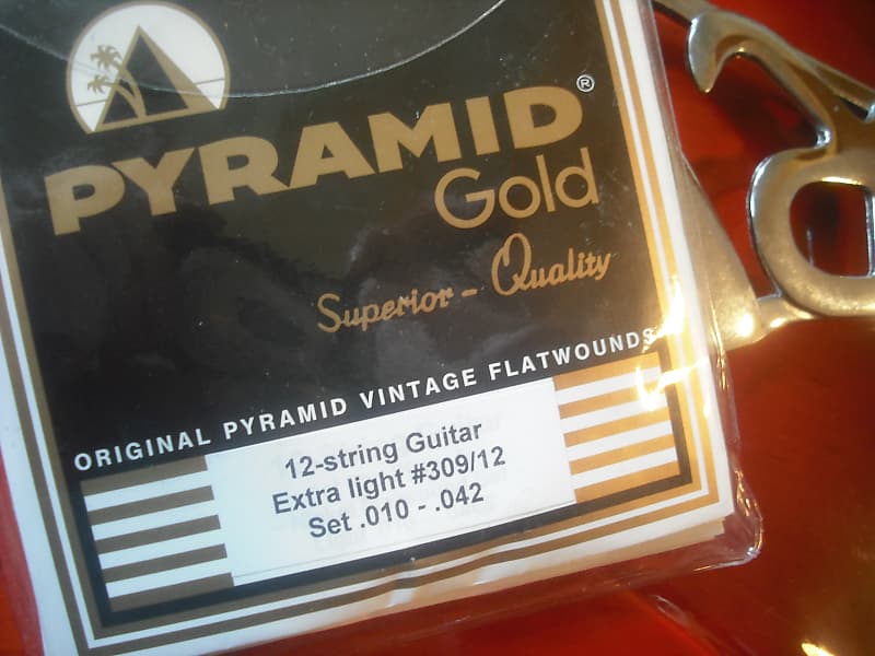 Pyramid Gold 12 Light Electric Guitar Strings 10-465 | Reverb