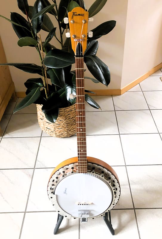 Framus 5-string banjo, Texan model, vintage 1975 - brown | Reverb UK