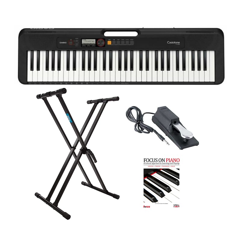 Casio Casiotone 61-Key Portable Keyboard (Black) Bundle with | Reverb
