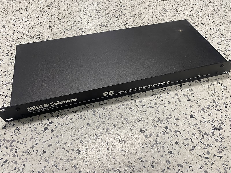 Midi Solutions F8 8 Input Midi Footswitch Controller 2010s Reverb