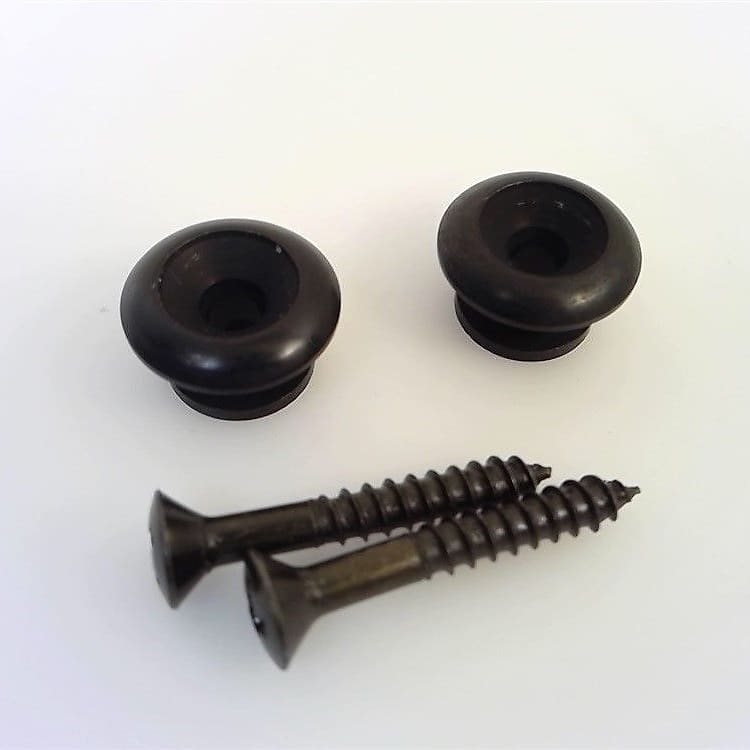 True Custom Shop® Black Strap Buttons for Gibson Les Paul | Reverb