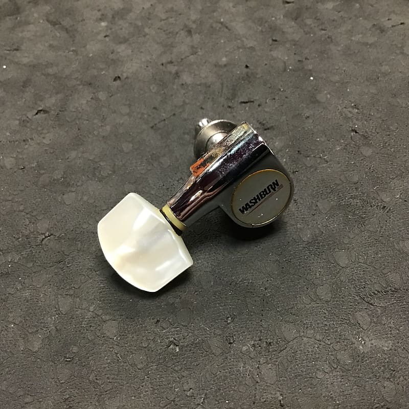 Washburn Tuner with pearloid knob, treble side | Reverb