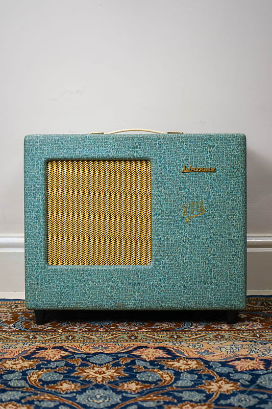 1960s Watkins (WEM) Westminster Amp - Blue w/ Original Cover | Reverb