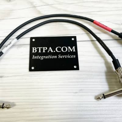 Best-Tronics Pro Audio Balanced 2FT 1/4" Right Angle TRS Pair | Reverb