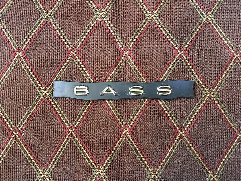 Vox Bass Badge 1960-68 | Reverb