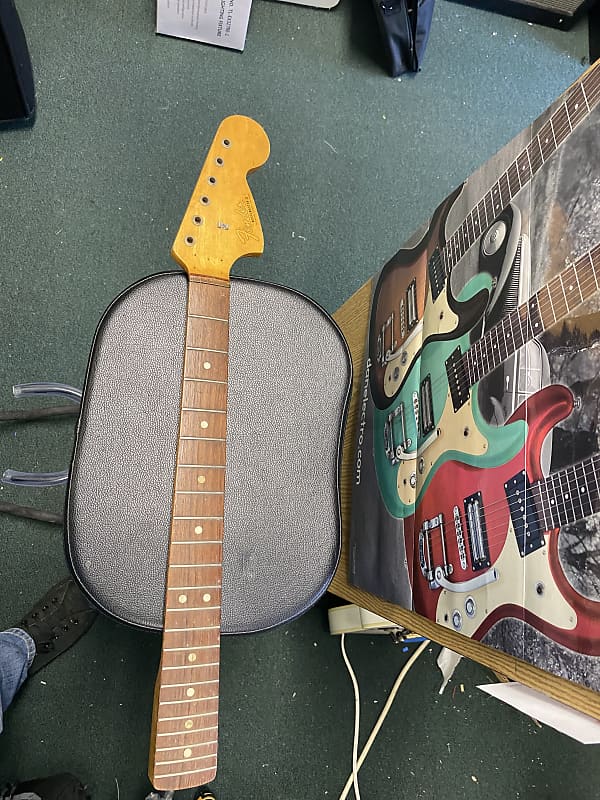 Fender MusicMaster II Neck 1966 - Rosewood | Reverb
