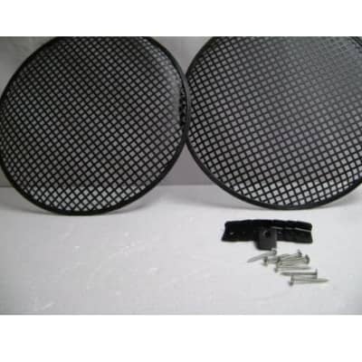 (2) Two 15" Metal Mesh Speaker Grill w/ Mesh Speaker Clamps & | Reverb
