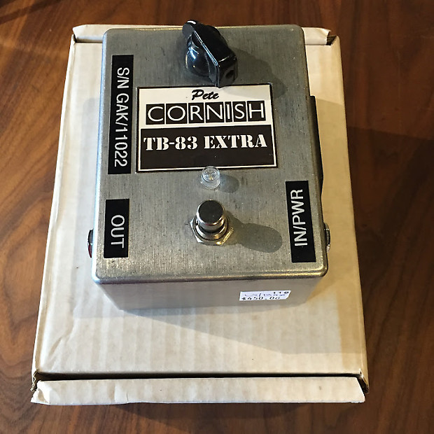 Pete Cornish TB-83 Extra Treble Booster. Brain May Tones | Reverb