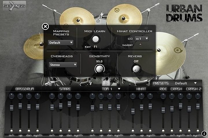 New AcousticSamples Urban Drums Tight Drum Kit Mac/PC | Reverb