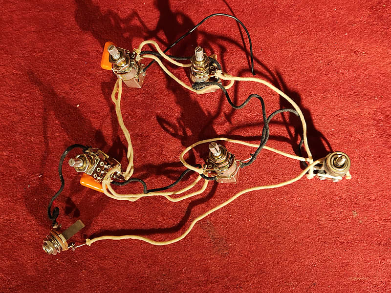 Set of 4 Push-Pull Pots, Input Jack & Switchcraft 3-Way | Reverb