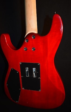 Dean Custom C350 Floyd Trans Amberburst Electric Guitar! | Reverb