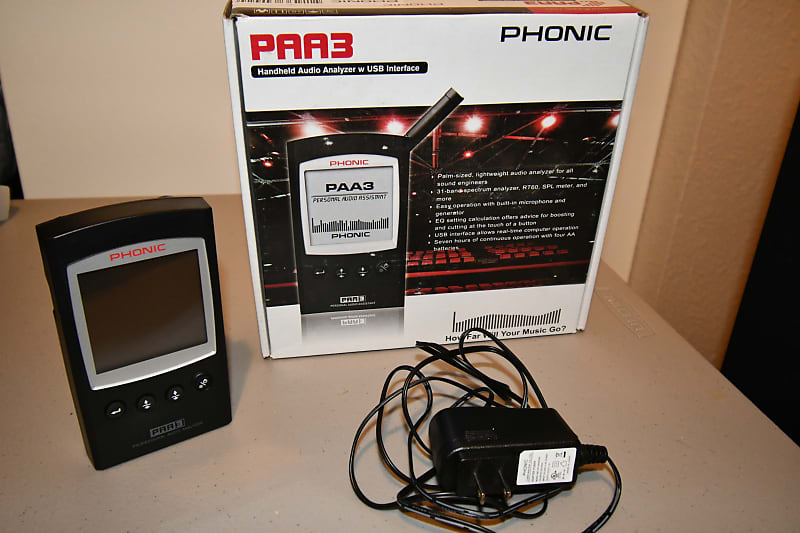 Phonic PAA3 Handheld SPL Meter & Spectrum Analyzer | Reverb