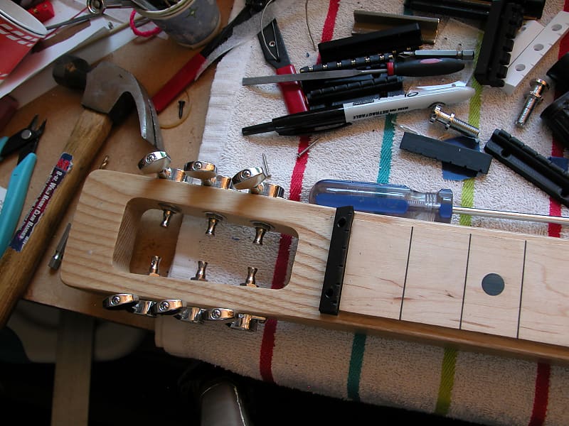 RetroFit Static Nut Only for SX-6-Ash Steel Slide Lap Guitar | Reverb