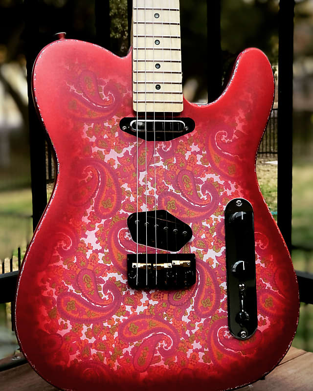 CustomBuild Relic Model T - Pink Paisley | Reverb