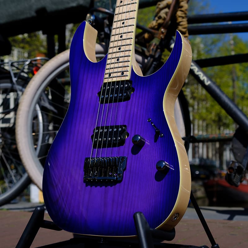 Ibanez Prestige RG652AHM Royal Plum Burst with Birdseye Maple | Reverb