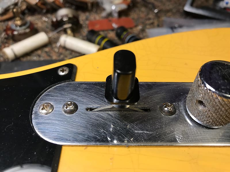 Telecaster Daka-ware Top Hat Switch Knob (Tip Pre CBS | Reverb