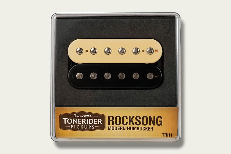 Tonerider Rocksong Humbucker Pickup Neck Zebra | Reverb