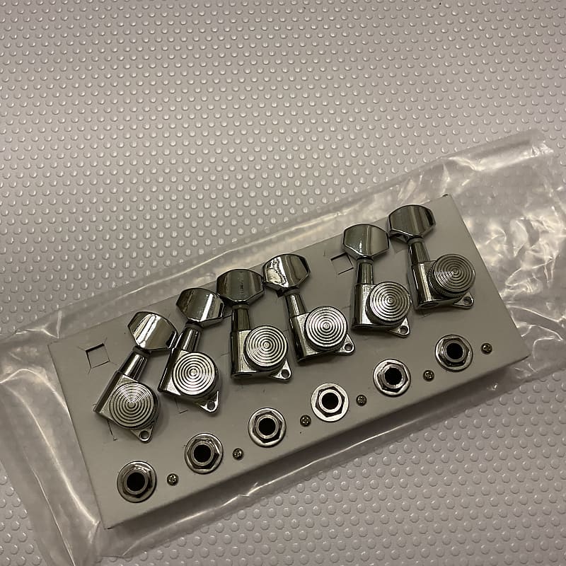 Locking Guitar Tuners Chrome 6 In-line 19:1 Machine Heads | Reverb