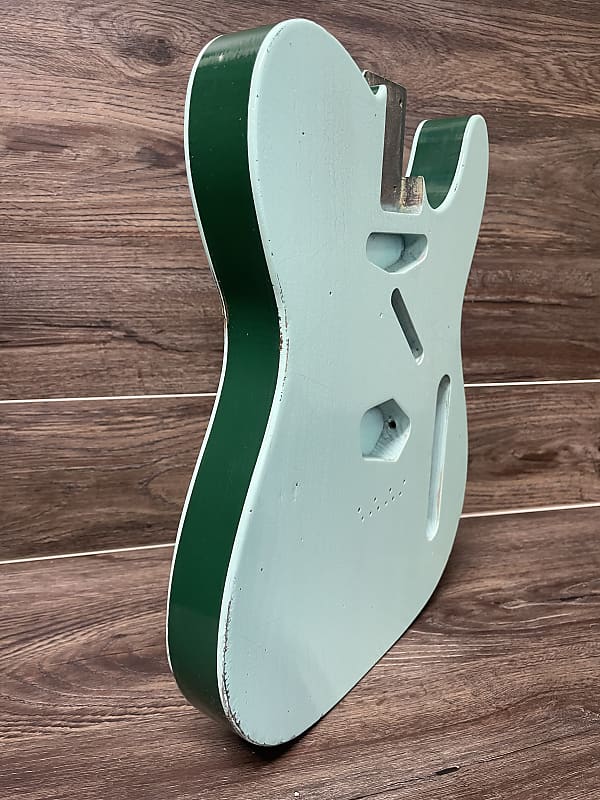 Barncaster Telecaster Relic Two Tone Nitro Lacquer | Reverb