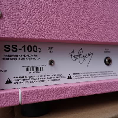 FRIEDMAN SS-100V2 Head Steve Stevens Pink Tolex 100-Watt Tube | Reverb
