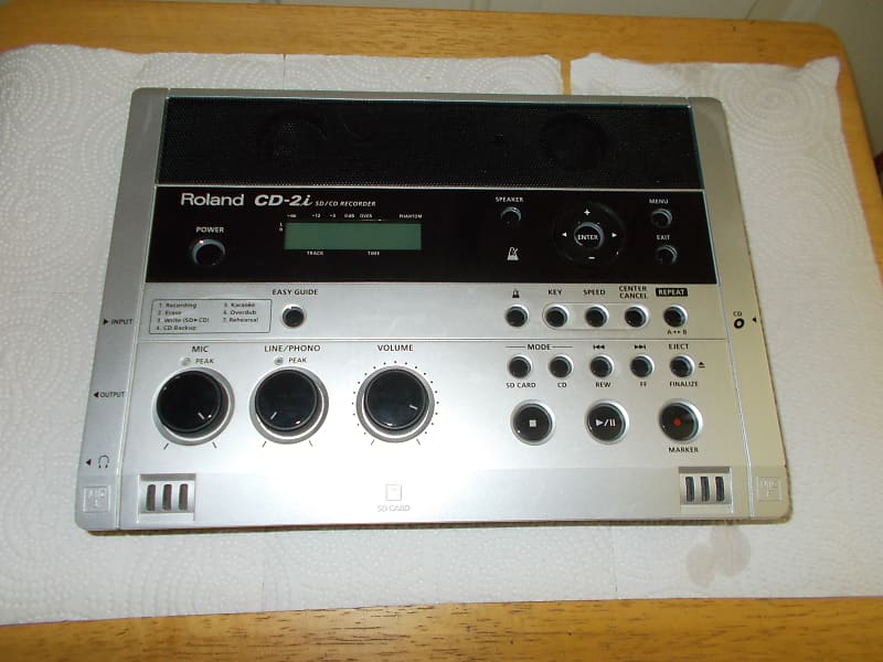 Roland CD-2i SD/CD Recorder ? - Gray/Silver | Reverb