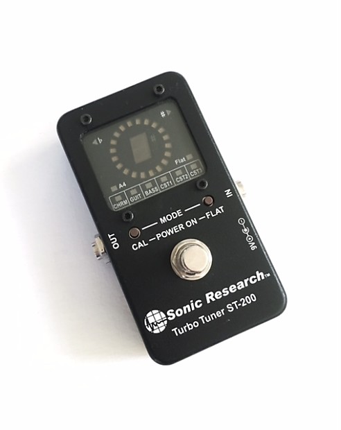 Sonic Research Strobe Turbo Tuner ST-200 Pedal | Reverb