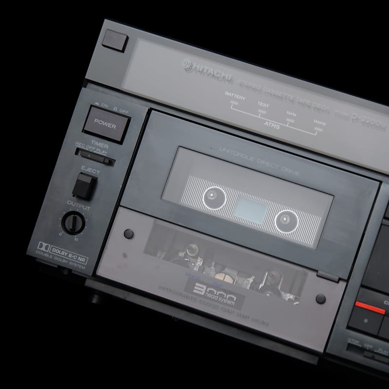 *Serviced* 1982 Hitachi D-2200M Top-of-the-Line Stereo | Reverb UK