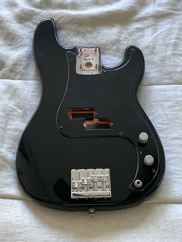 Fender Standard Precision Bass Body 1995 - 2015 - Black | Reverb
