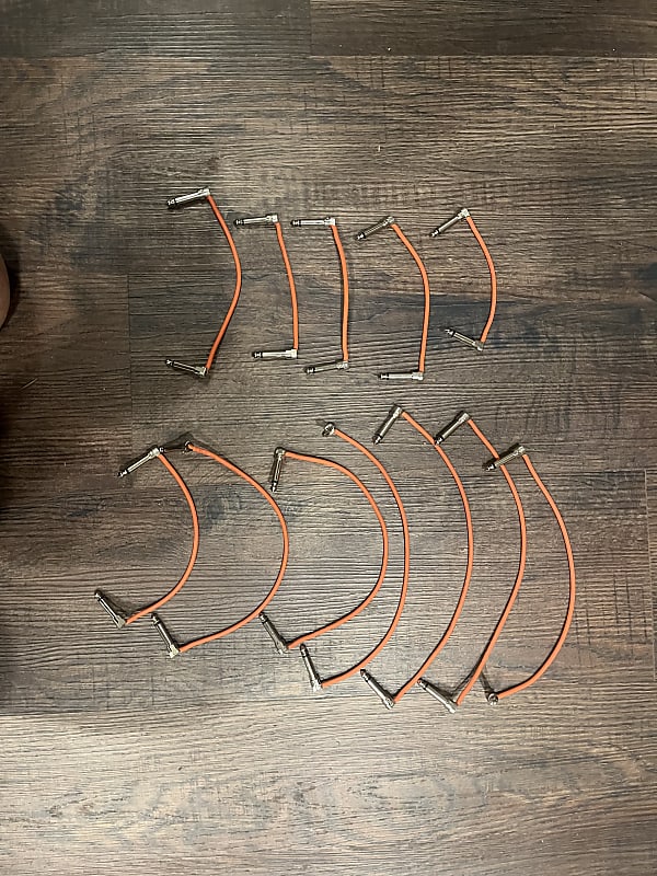 12 patch cables Disaster Area Designs EVO Guitar Patch Cables | Reverb