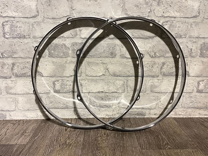 Pearl Tom Drum 14” 8 Lug Hoops Rims Hardware Tension #GA89 | Reverb