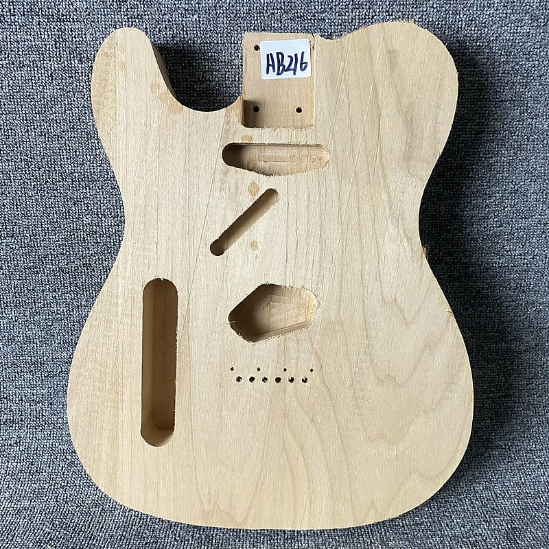 Left Handed Telecaster Tele Style Unfinished Guitar Body | Reverb