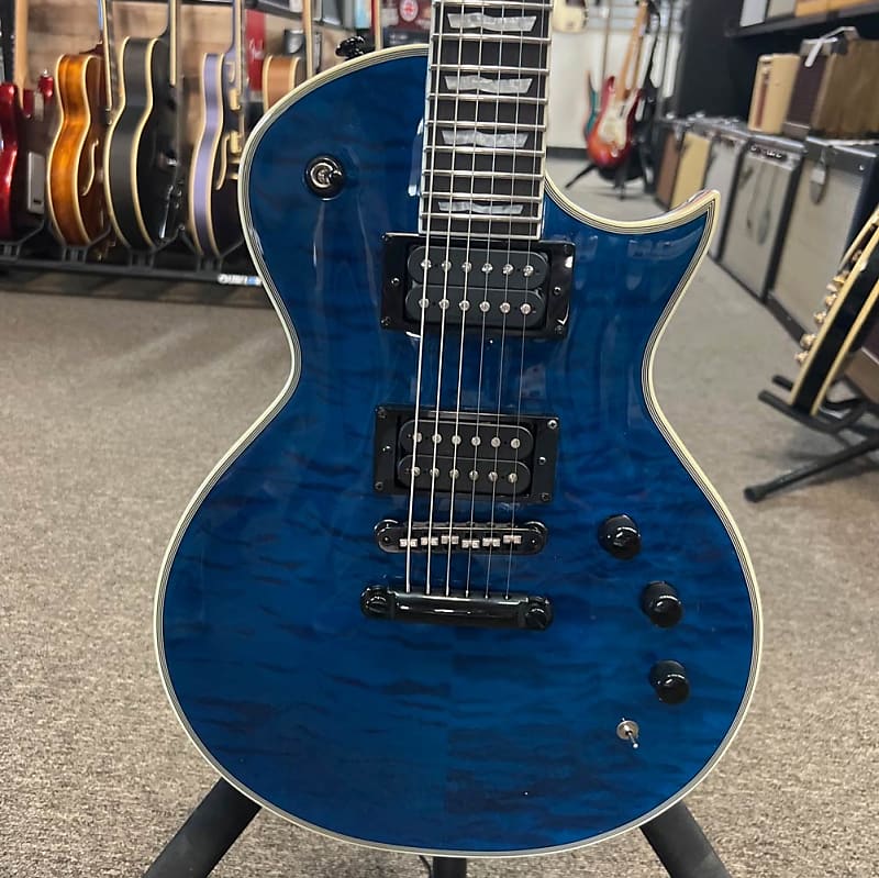 ESP LTD EC-1000 Deluxe Electric Guitar w/ Hard Case - See | Reverb