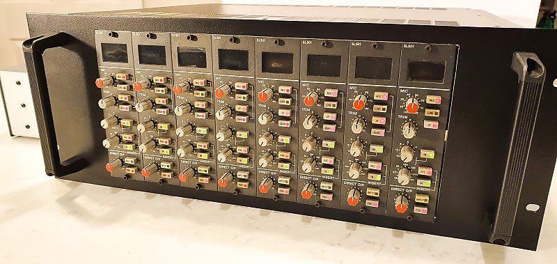 8 Channel SSL 5000 501 MIC & LINE preamps with EQ filters. | Reverb