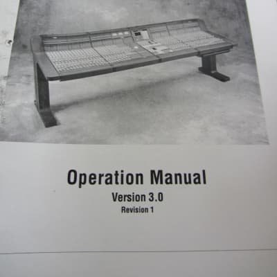Euphonix CS-2000 / CS-3000 Operations Manual / Binder | Reverb